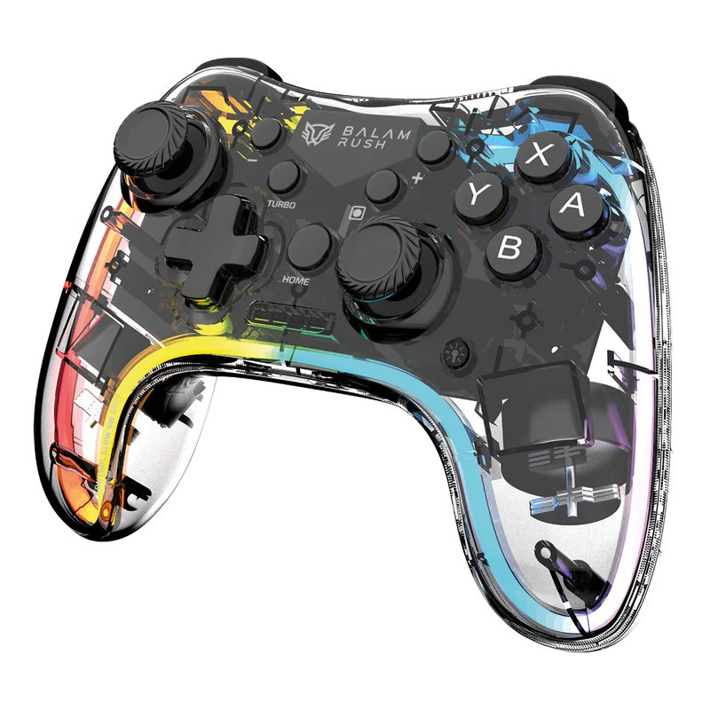 Gamepad Inalámbrico | Kontrol Glow SW G600 | Neón - Transparente